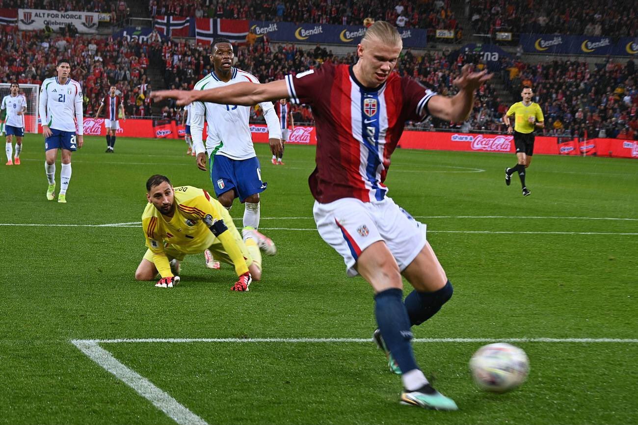 Noruega humilló a Italia en su debut en las eliminatorias europeas ...