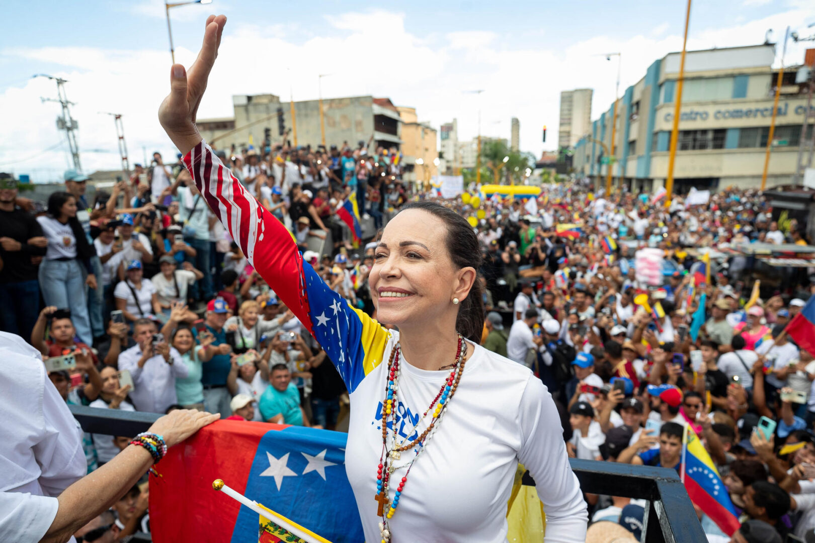 "¡Nos tienen terror!": María Corina Machado revivió las movilizaciones ...